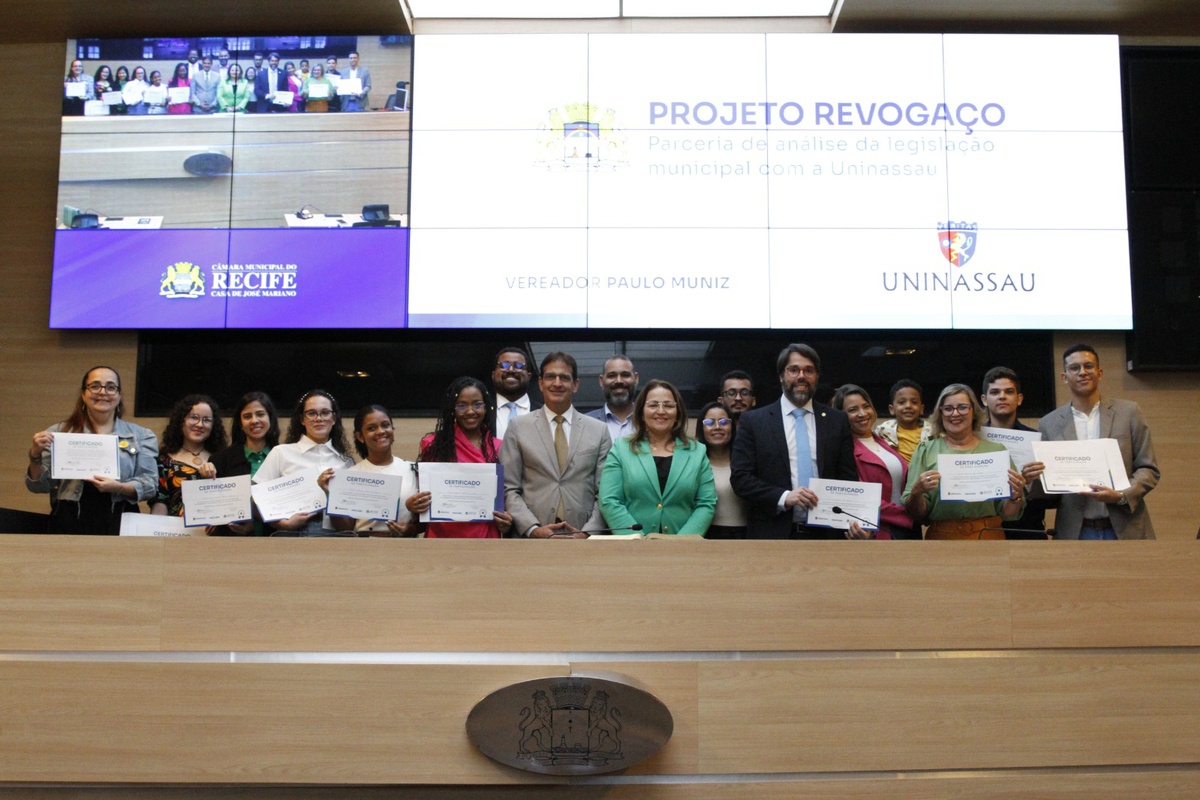 Câmara promove homenagem a alunos da Uninassau por trabalho de análise ...