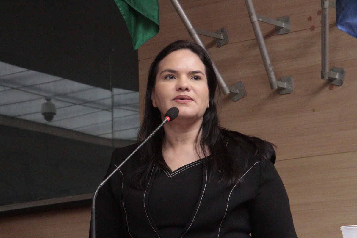 Michele Collins faz discurso de despedida — Câmara Municipal do Recife - PE