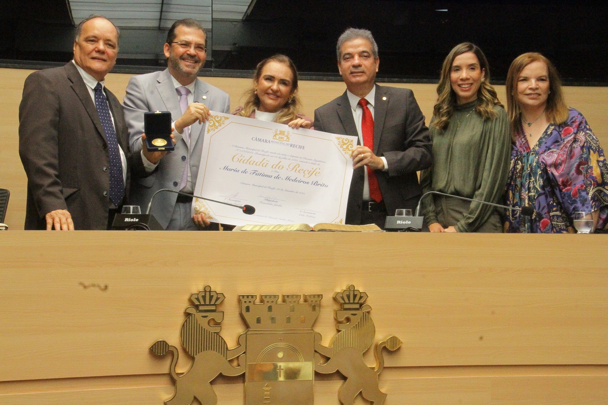 Câmara entrega Título de Cidadã do Recife a dermatologista Fátima Brito ...