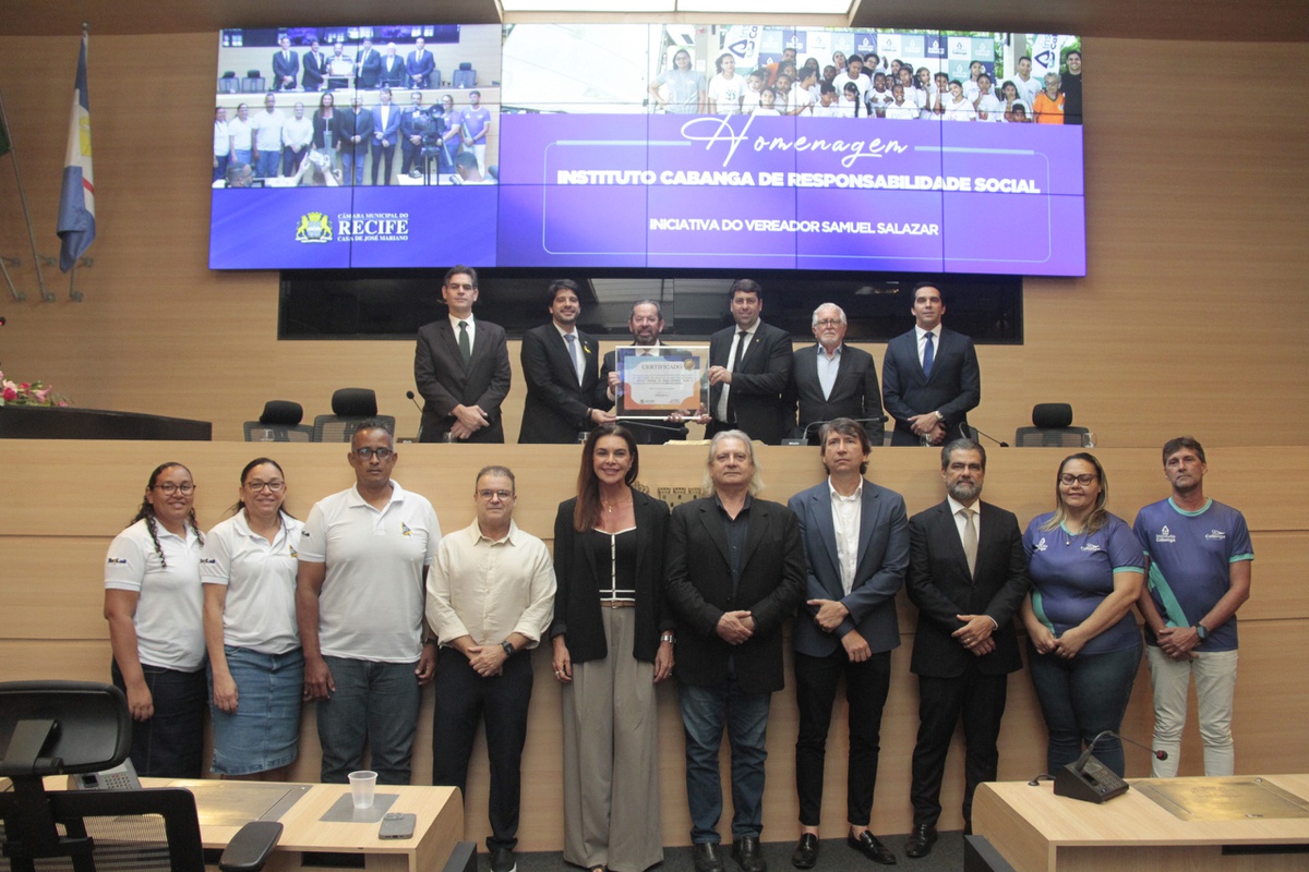 Câmara promove homenagem ao Instituto Cabanga de Responsabilidade ...